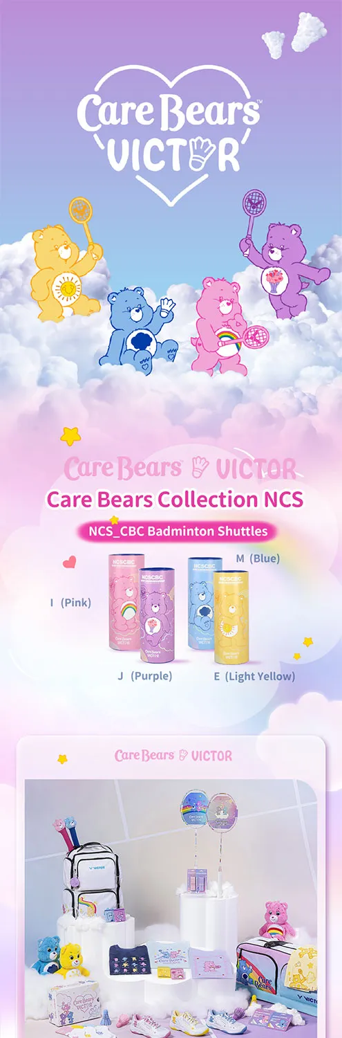 VICTOR X Care Bears Collaboration Series NCS_CBC E | VICTOR Badminton ...